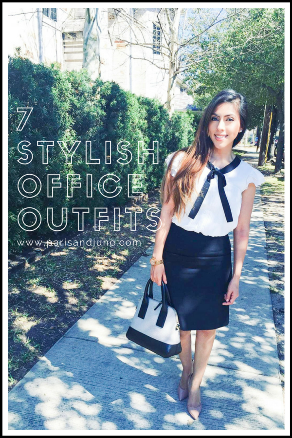7 Stylish Office Outfits - Paris + June
